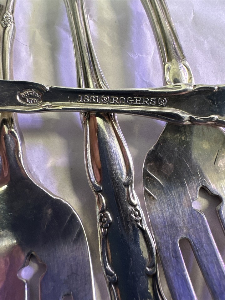 58 Pc Oneida Community Affection Silver-plated Flatware 1881 Rogers | eBay