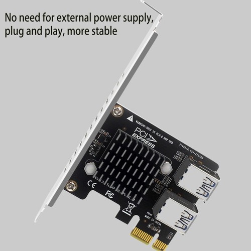 Graphics PCI-E 1X to 1X Adapter Board Extension Card PCI-E 1 to 4 ...