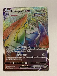 METAGROSS VMAX 209/198 Secret Rare Pokémon Chilling Reign | eBay
