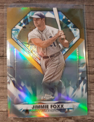 JIMMIE FOXX 2022 TOPPS CHROME UPDATE DIAMOND GREATS REFRACTOR ATHLETICS ...
