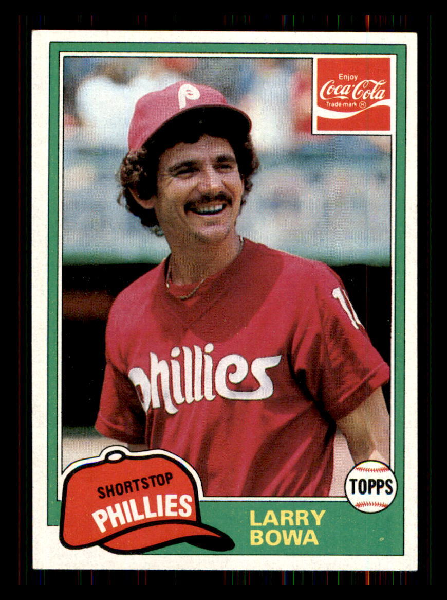 1981 Topps Coca-Cola Philadelphia Phillies #2 Larry Bowa 1 | eBay