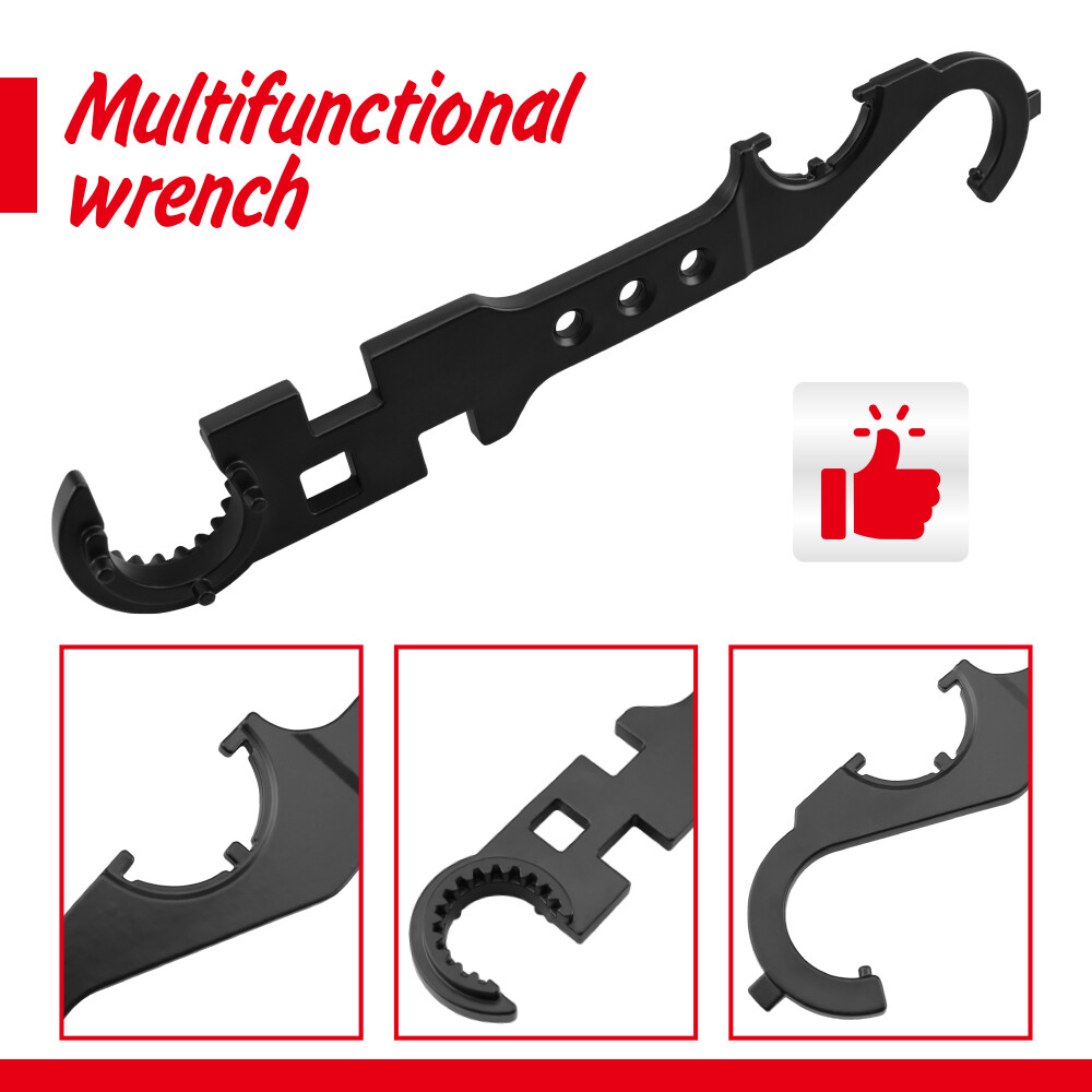 31.5CM Multipurpose Wrench Tool Bottle Opener Repair Tools Spanner ...