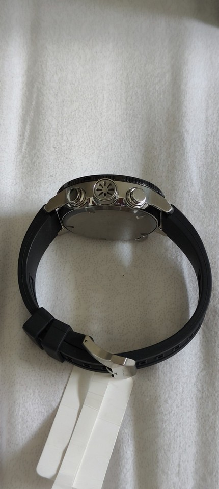 Citizen PROMASTER ALTICHRON 46mm Black Dial Rubber Band Men's Watch ...