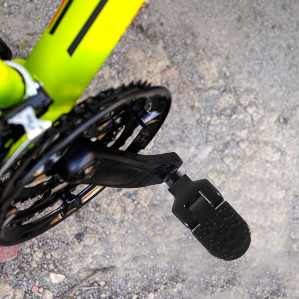 Cycling Footrest Rear Seat Pedal Accessories Baby Pedals for Back Bike ...