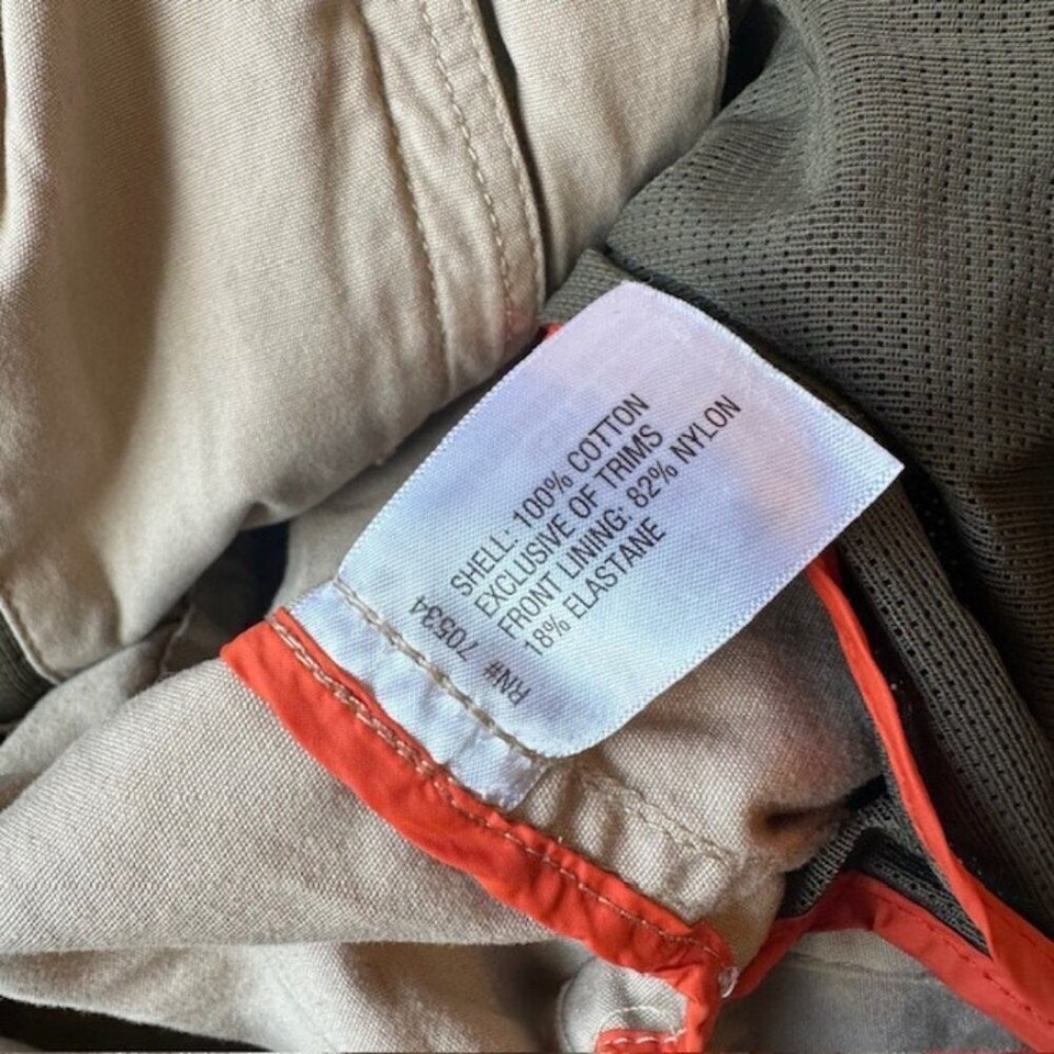 Orvis Khaki Tan XL Utility Hunting/Fishing/Outdoor Adventure Hooded ...