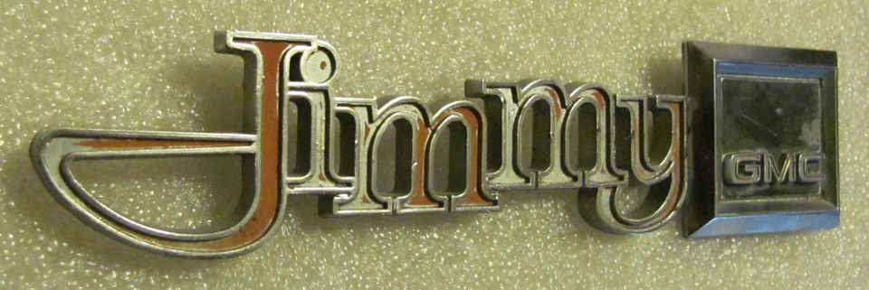 1975 - 1980 GMC JIMMY TRUCK FENDER BADGE EMBLEM GENUINE FACTORY ...