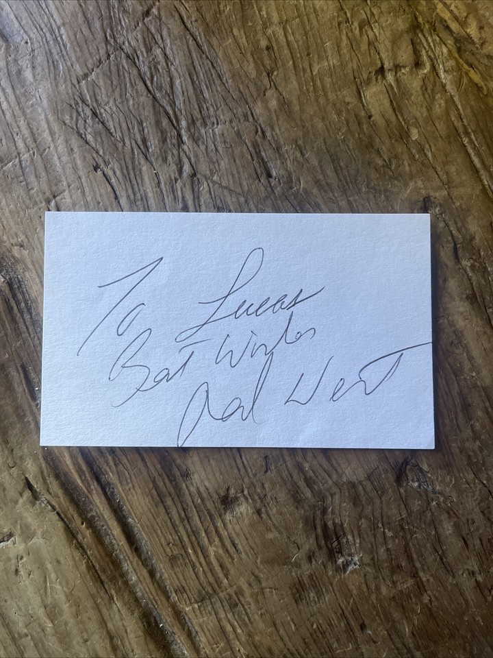 Red West, Hand signed Index Card. Actor, Elvis Friend. Rare. | eBay