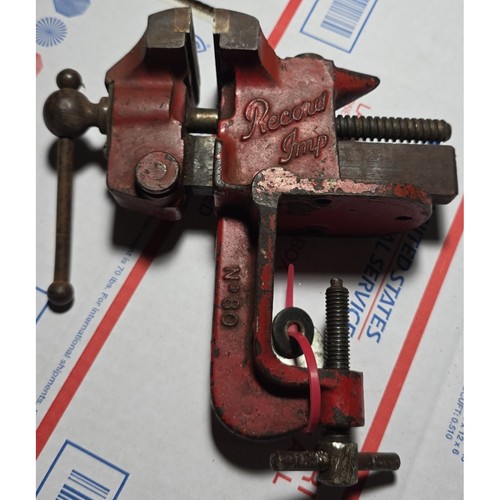 Record Imp Clamp No 80 Made in England Small Bench Vise Tool | eBay