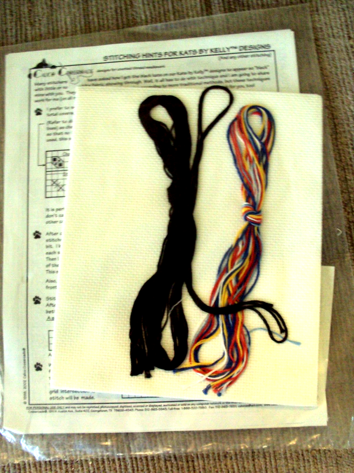 Calico Crossroads Look Out Counted Cross Stitch Kit Kats By Kelly ...