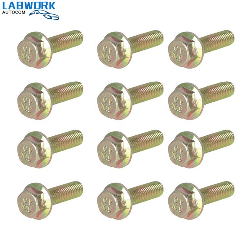 For Chevy GM LS1 LS2 LS6 LS7 LSX Exhaust Manifold Header Bolts Hardware ...