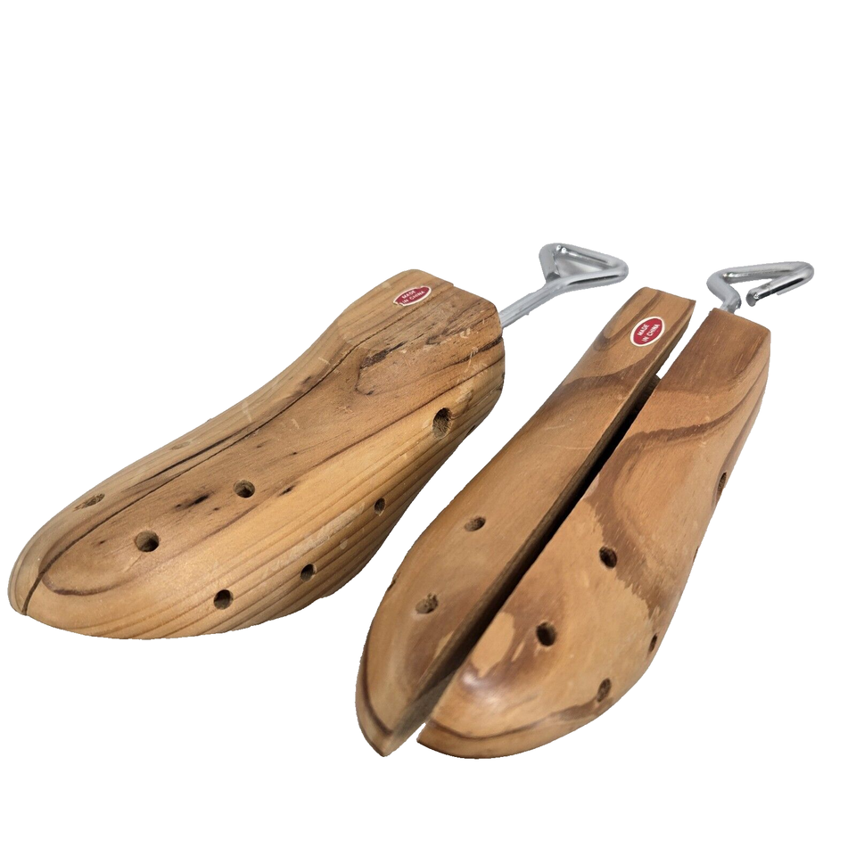 Shoe Stretcher Shoe Tree Unisex Adjustabe Wooden Cedarwood Split Toe | eBay