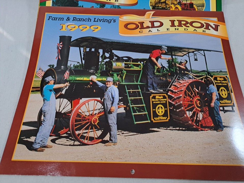 Farm & Ranch Living's 1997, 1998 and 1999 Old Iron Calendars | eBay