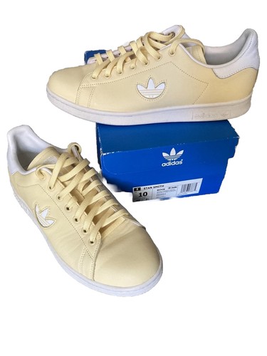 Adidas Stan Smith Men 10US - With Box, Tag, Extra Laces - Easy Yellow ...