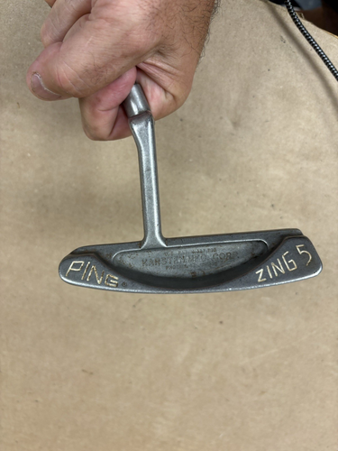 Vintage PING Zing 5 Putter RH Steel Stock Shaft 35.5" Original Grip | eBay