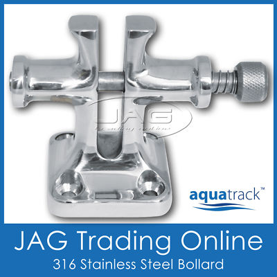 316 STAINLESS STEEL AQUATRACK SPLIT BOLLARD & CAPTIVE LOCKING PIN ...