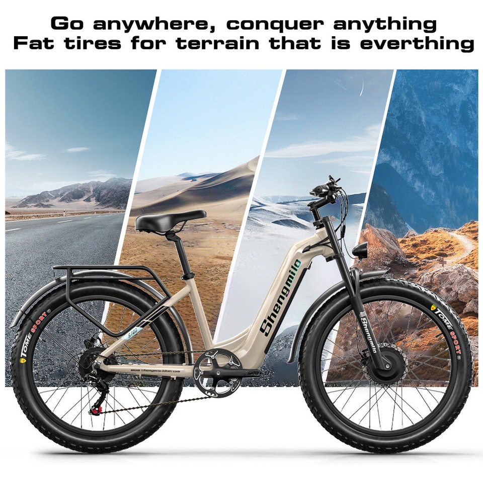 Shengmilo S700 26" Electric Bike 2000W E-Mountainbike 17.5AH 48V ...