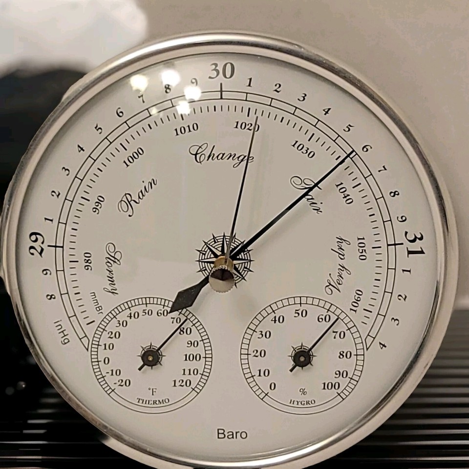 Tide clocks, Barometers, Moon Phase Gardening Clocks & Thermometers | eBay