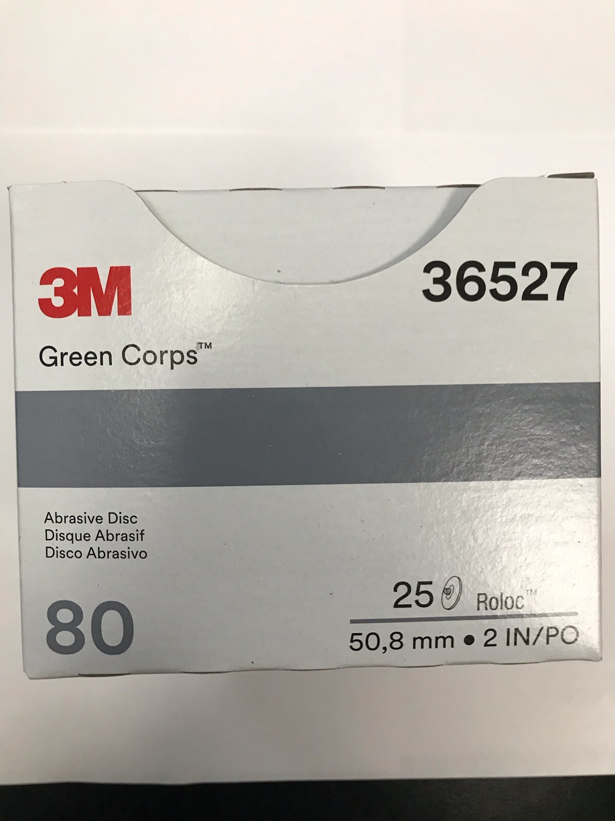 3M Green Corps Roloc Grinding Discs 2" 80 Grit 3M 36527 replacement for ...