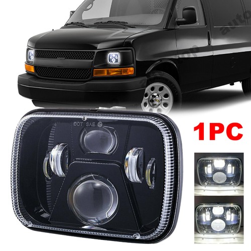 5x7'' 7x6'' LED Headlight Hi-Lo For Chevrolet Express 1500 2500 3500 ...