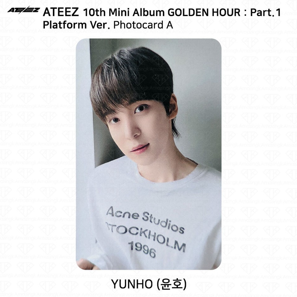 ATEEZ 10th Mini Album Golden Hour Part.1 Platform Ver Photocard Mini Card KPOP | eBay