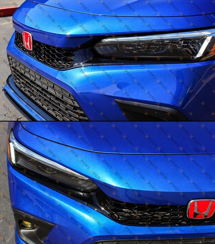 FL5 TYPE-R STYLE GLOSS BLACK FRONT GRILLE GRILL FOR 22-24 HONDA CIVIC ...