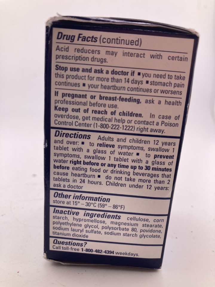 Tagamet HB 200 mg Cimetidine Acid Reducer Heartburn Relief 70 Tablets ...