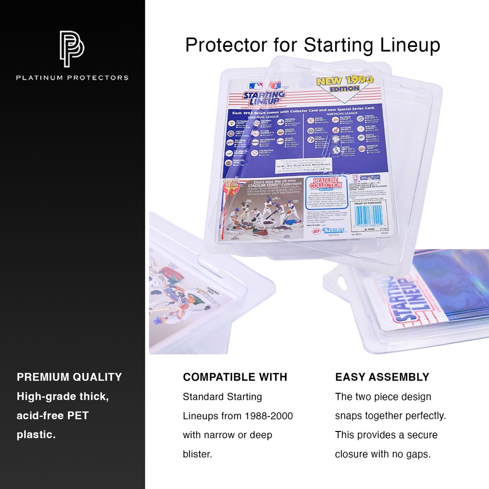 Starting Lineup Protector Case for Kenner SLU Figures Clamshell Blister ...
