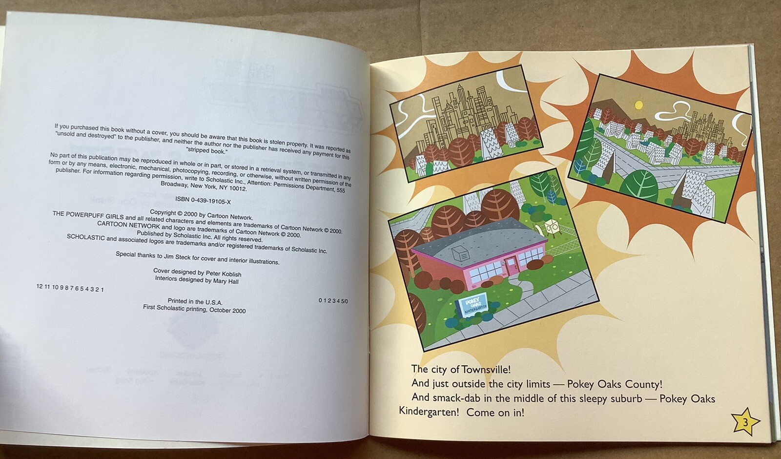 POWERPUFF GIRLS: PASTE MAKES WASTE (2000) Scholastic; Laura Dower; New ...