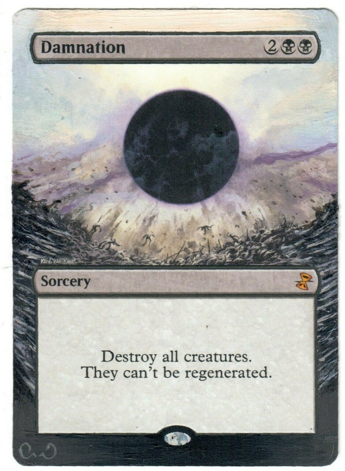 Damnation Altered Full Art MTG Magic Commander 2020 EDH Birthday Gift ...