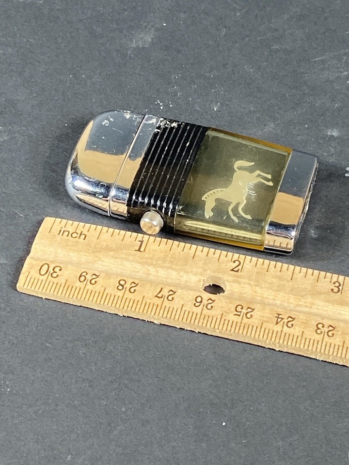 Scripto Vintage Horse Equestrian Art Deco Lighter Made In USA | eBay