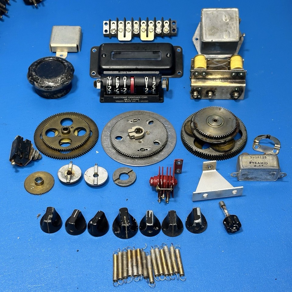 COLLINS R-390A HAM RADIO RECEIVER DRAWER FULL OF OFTEN NEEDED PARTS | eBay