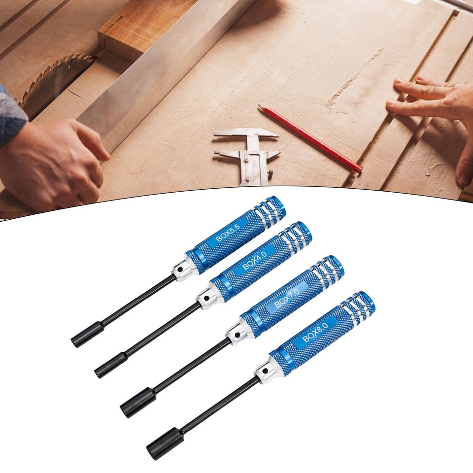 4-Piece Hexagon Key Socket Screw Driver Accessory Equipment Replacement ...