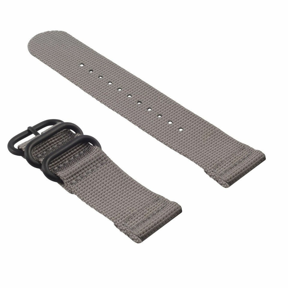 NEW FOR SUUNTO CORE NYLON DIVER WATCH BAND LUGS ADAPTER SET BLACK 3 PVD ...