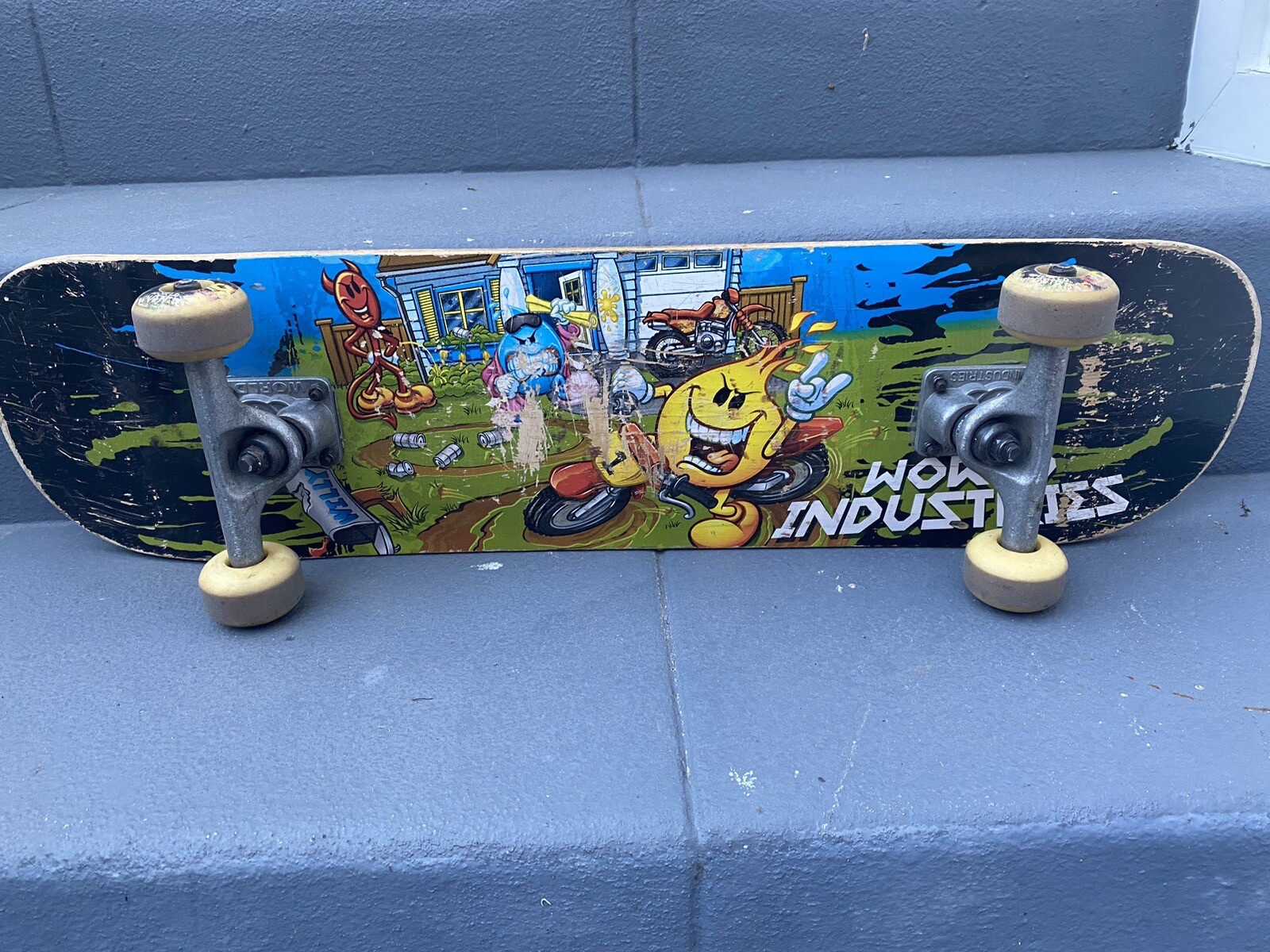 Vintage 1990’s WORLD INDUSTRIES Flameboy AND Wet Willy Skateboard ...