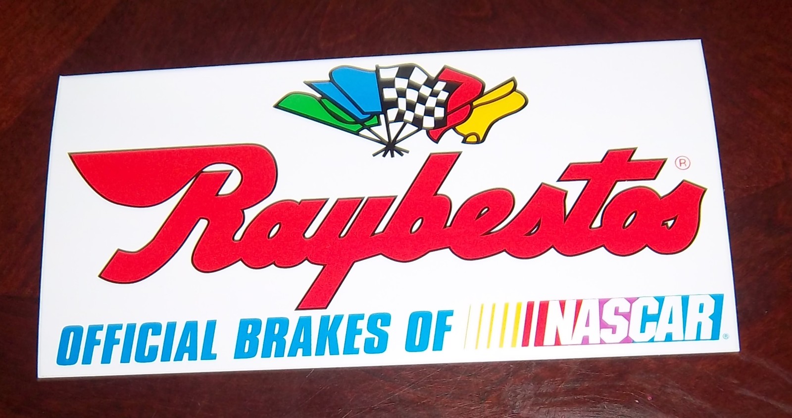Decal / Sticker Raybestos Official Brakes of NASCAR Automotive 8 in. x ...