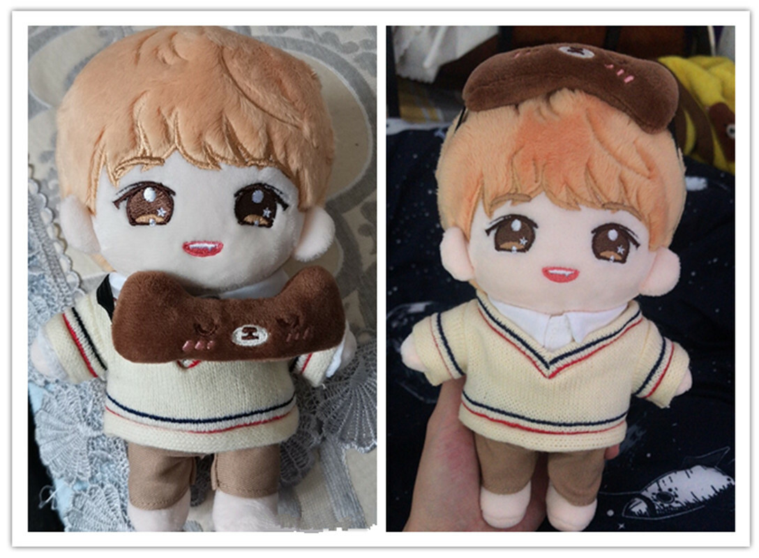 20cm/8'' KPOP Plush RENJUN Doll Body with Clothes Suit Child Playmate ...
