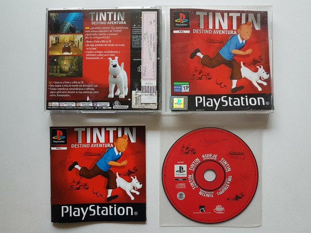 TINTIN Destination Adventure - Sony PlayStation 1 Game Ps1 Boxed RARE ...