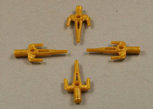 LEGO Ninjago - 4 Messer Dolche pearl gold / Weapon Sai / 98139 NEUWARE ...