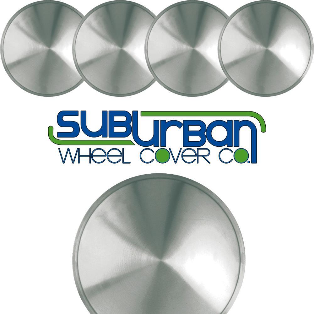 12 In Hubcaps 15" Full Moon Smoothie Style Chrome Steel Hot Rod Hubcaps ...