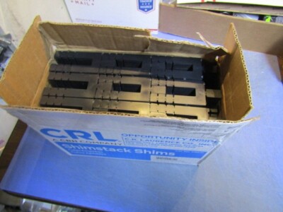 Case of 1000 – CRL 1/16" x 3-1/2" Shimstack Shims. NEW – Note: Box has ...
