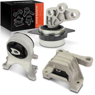 3x Engine Mount & Transmission Mount for Pontiac G6 2008-2010 Saturn ...