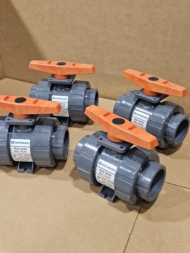 Hayward 3" Pipe, Full Port, PVC Full Port Ball Valve Bi-Directional ...