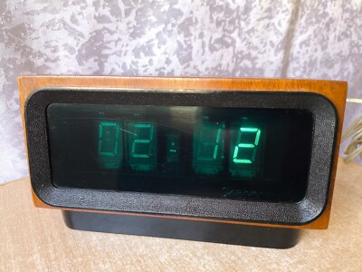 Rare Vintage Alarm Clock ELEKTRONIKA 4 Digital Desk Table USSR Soviet ...
