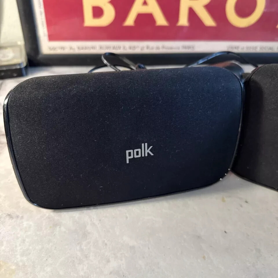 Polk Audio DSB3 Wireless Rear Surround Right/Left Speakers & correct AC ...