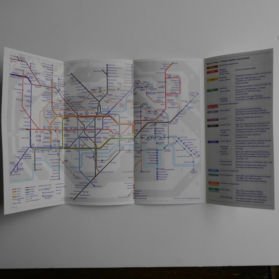 London Underground TfL pocket tube map May 2010 Barbara Kruger Tube Map ...