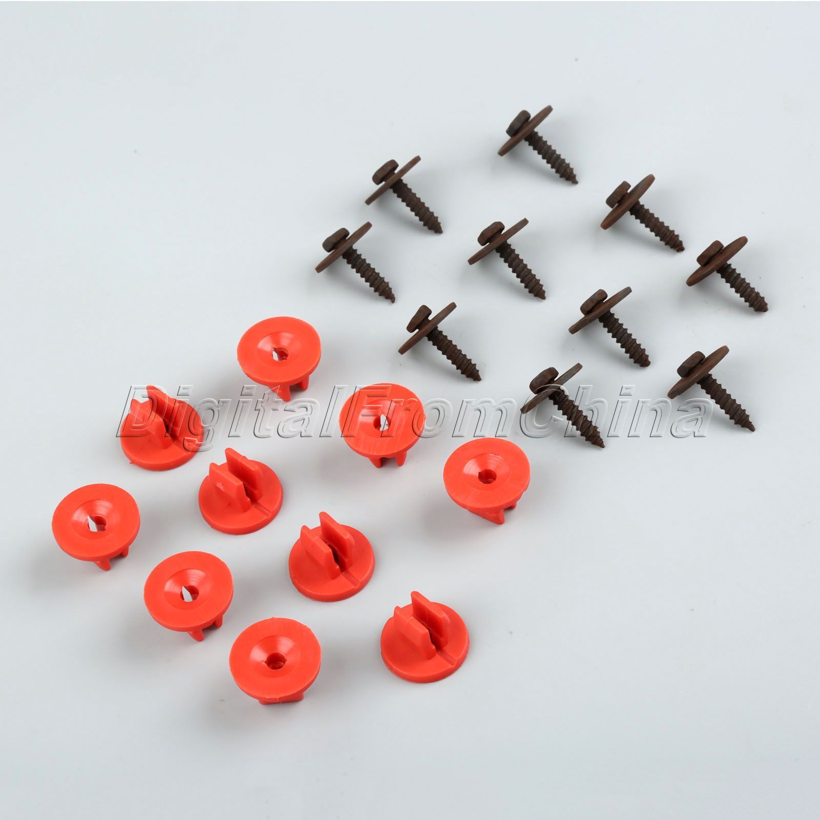 20PCS Car Engine Cover Clips Bottom Shield Rivets Fit For FORD C MAX S ...