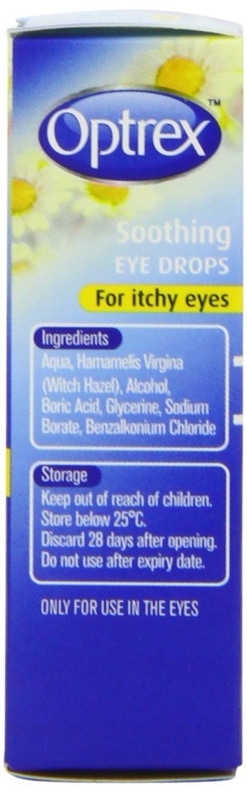 6 x Optrex 10ml Soothing Eye Drops for Itchy Eyes (Total 60ml) Expiry ...