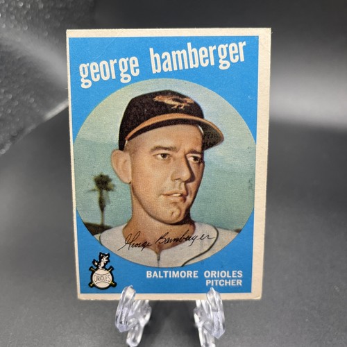 1959 Topps Set-Break #529 - Hi # - George Bamberger RC VG-VGEX (crease ...