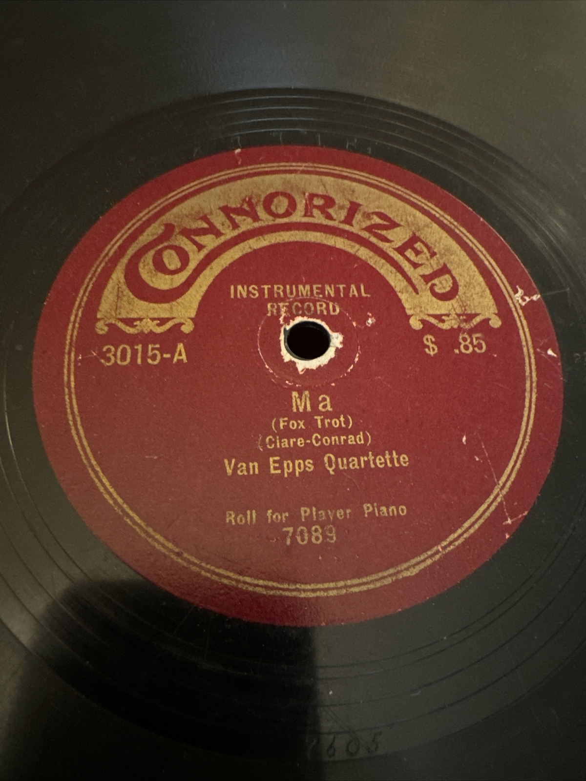 Connorized 78 RPM Van Epps Quartette / Merry Melody Men - Ma 3015 V | eBay