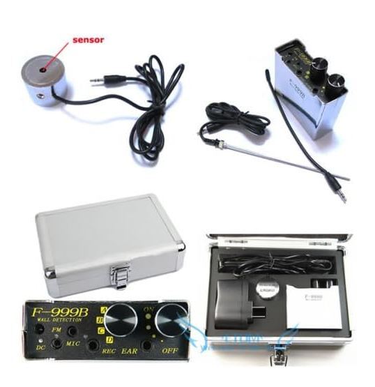 Wall Microphone HY929 Enhance Sound Aplifier Leak Detector Listen Syste ...